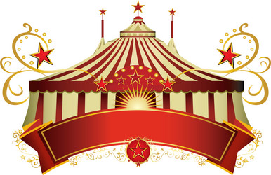 Circus signboard Royalty Free Vector Image - VectorStock