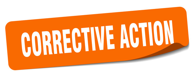 Action required sticker label Royalty Free Vector Image