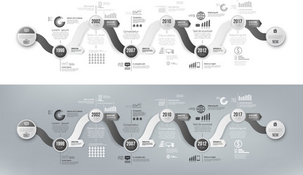 Timeline Black Vector Images (over 4,300)