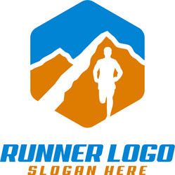 Runners poster Royalty Free Vector Image - VectorStock