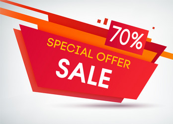 Trapeze sale shopping poster Royalty Free Vector Image