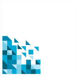 Abstract geometric corner Royalty Free Vector Image