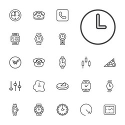 15 dial icons Royalty Free Vector Image - VectorStock