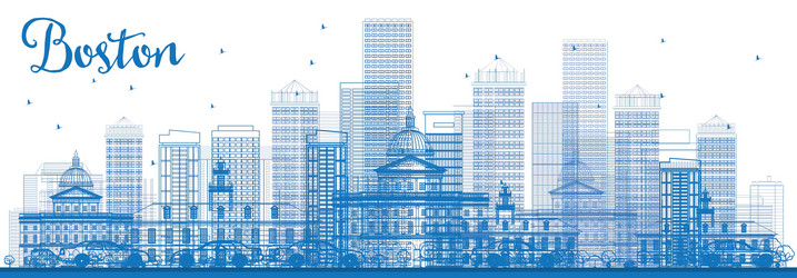 Boston Skyline Vector Images (over 380)