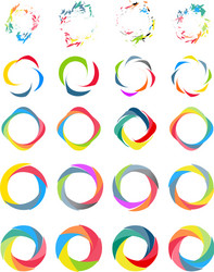 Color spiral Royalty Free Vector Image - VectorStock