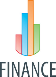 Simple finance logo Royalty Free Vector Image - VectorStock