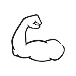 Bicep Muscle Clipart Free