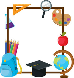 School books cartoon Royalty Free Vector Image