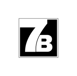 Bk brand name initial letters in blue color Vector Image