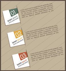 Design of advertisement numbers Royalty Free Vector Image