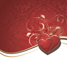 White valentines background Royalty Free Vector Image