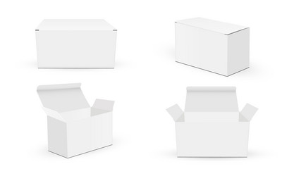 Rectangular Box Mockup Vector Images (over 1,100)