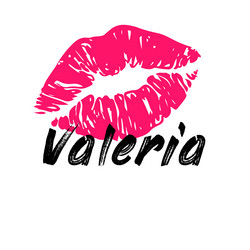 Valeria Royalty Free Vector Image - VectorStock