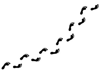 Walking Footprint Outline