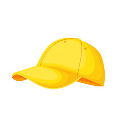 Baseball cap set cartoon Royalty Free Vector Image