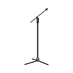 Speech microphone stand cartoon Royalty Free Vector Image