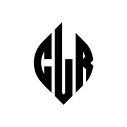 Clr circle letter logo design Royalty Free Vector Image