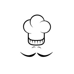 Chef design template Royalty Free Vector Image