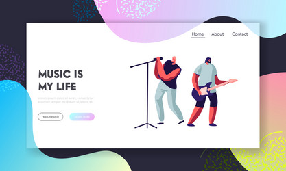 Isolated of rock band drummer Royalty Free Vector Image