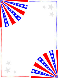 American Flag Corner Border Vector Images (over 230)