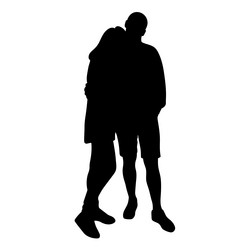 Couple Shadow Hug Vector Images (over 170)