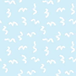 Sky blue brush strokes seamless pattern background