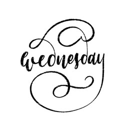 Wednesday Word Vector Images (over 600)