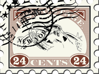 Postage stamp Royalty Free Vector Image - VectorStock