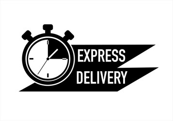 Express delivery icon Royalty Free Vector Image