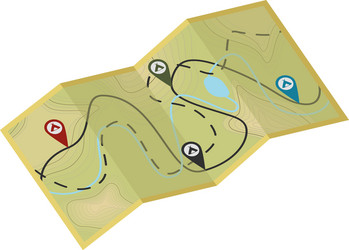 Hiking Map Vector Images (over 15,000)