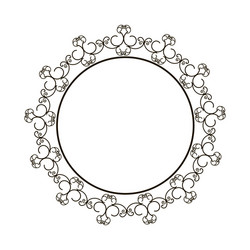 Beautiful round design Royalty Free Vector Image