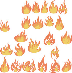 Set location with fire flame emergency call 911 Vector Image