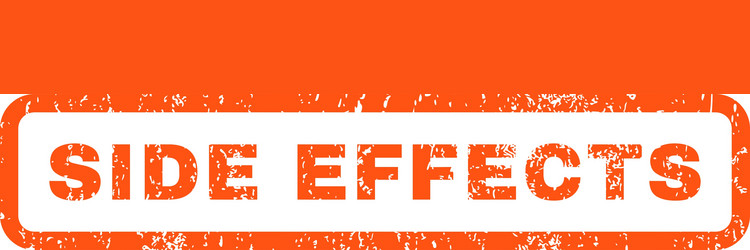 Side effects rubber stamp Royalty Free Vector Image