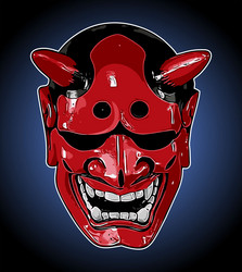 Winged mask art Royalty Free Vector Image - VectorStock