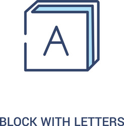 Block Letters with Outline Vector Images (over 1,200)