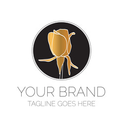 Golden Rose Logo Vector Images (over 1,300)