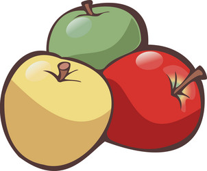 3 Apples Vector Images (over 690)