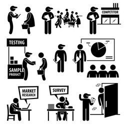 Customer Stick Figure Vector Images (over 330)