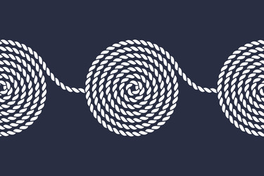 Rope spiral seamless pattern Royalty Free Vector Image