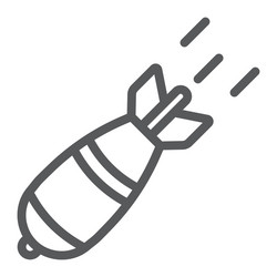 Explosives c4 line and glyph icon army weapon Vector Image