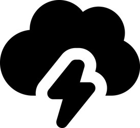 Cloud power button Royalty Free Vector Image - VectorStock