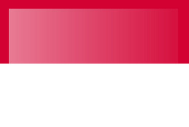 Indonesia flag official colors and proportion Vector Image