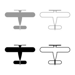Small Plane Outline Vector Images (over 230)