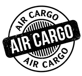 Air cargo rubber stamp Royalty Free Vector Image
