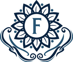 F Flower Logo Vector Images (over 1,500)