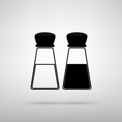 Salt and pepper sign Royalty Free Vector Image