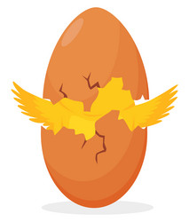 Chicken life cycle and rooster cartoon Royalty Free Vector