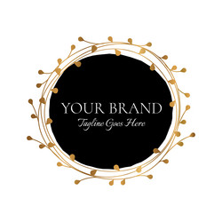 Gold Leaf Circle Vector Images (over 6,200)