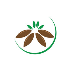 Cassava icon logo Royalty Free Vector Image - VectorStock