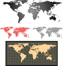 Earth Map Vector Images within Geographical & Maps (over 41,000)